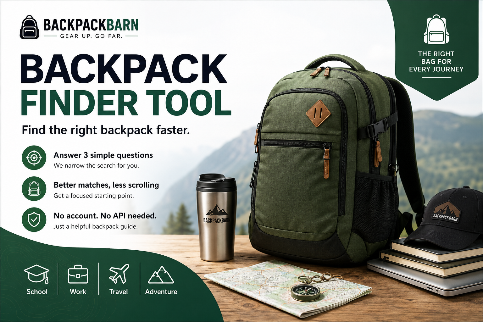 Backpack Finder Tool | Find the Right Backpack | Backpack Barn